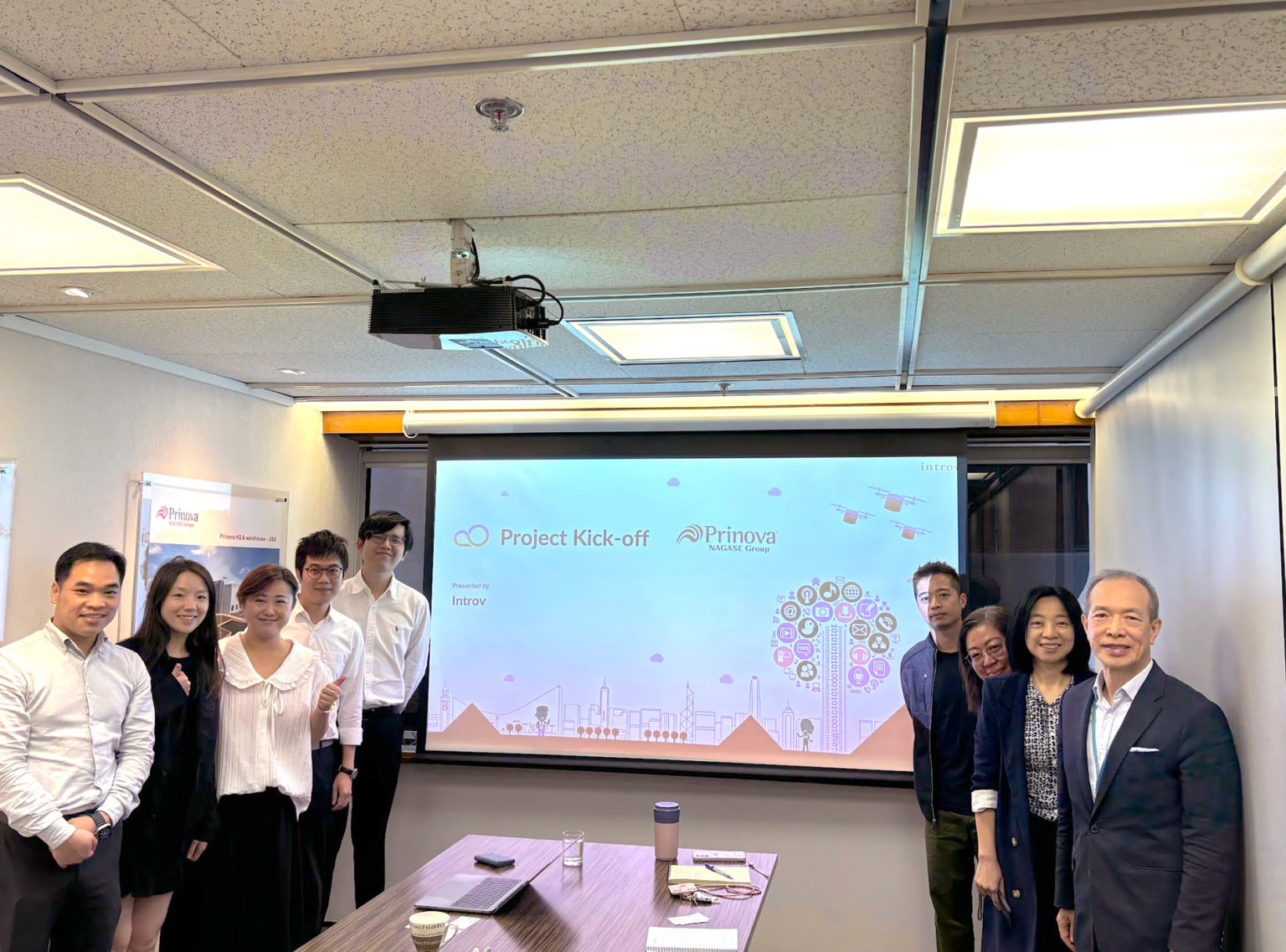 Celebrating Prinova Kickoff Meeting with Introv and Oracle NetSuite